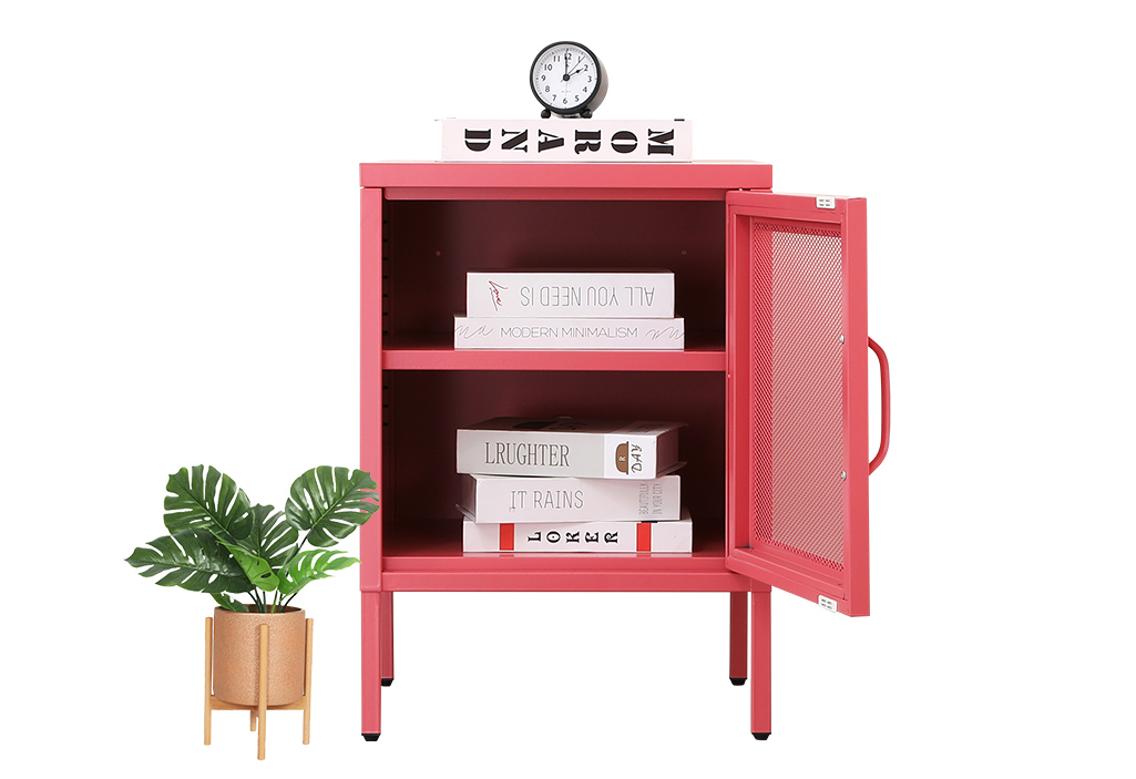 Home Storage Cabinet Living room Sideboard Cabinet Metal Storage Buffet ...