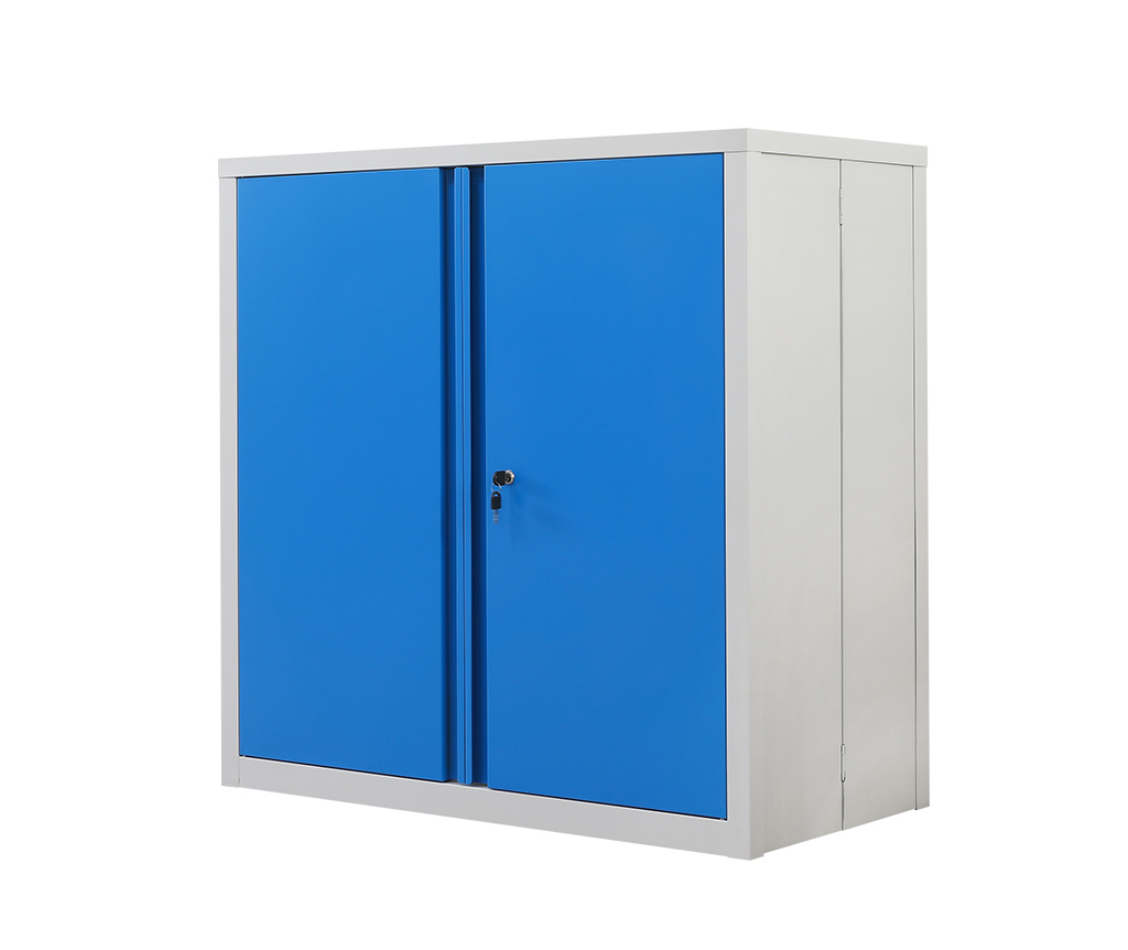 Foldable Half Cabinet Filing Cabinet with Adjustable Shelves - IGO