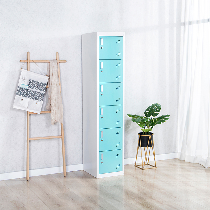 6 Door Steel Lockers Space Storage for Offices and Schools - IGO