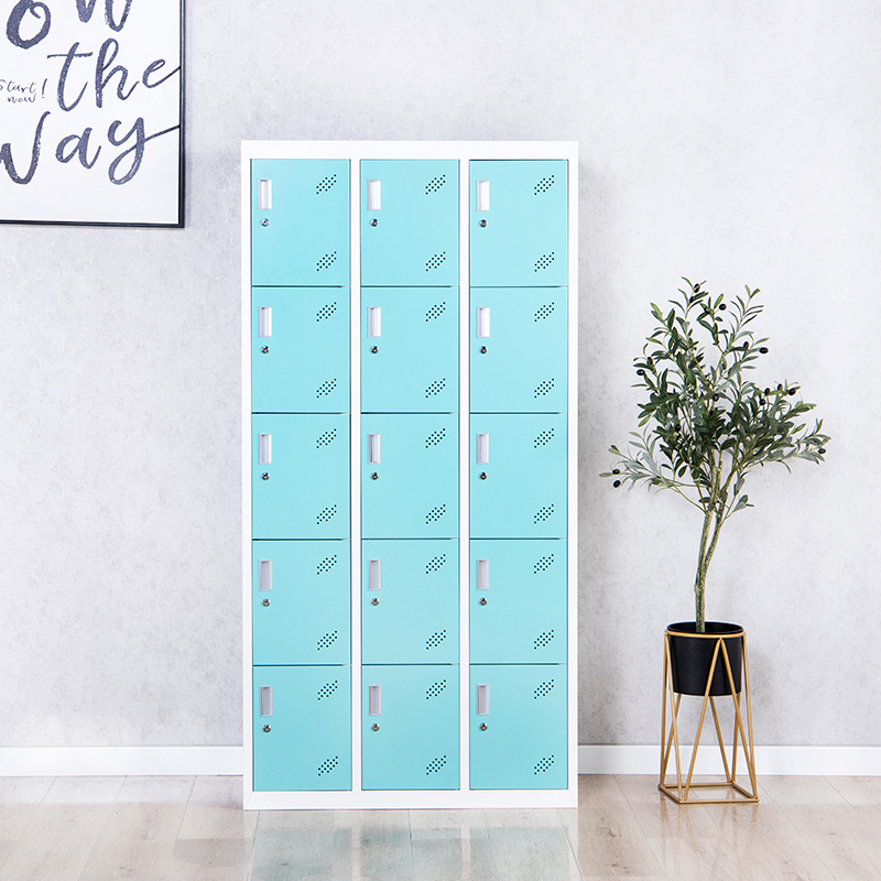 Sturdy Metal Office Lockers: 15 - Door Lockers for Office Use - IGO